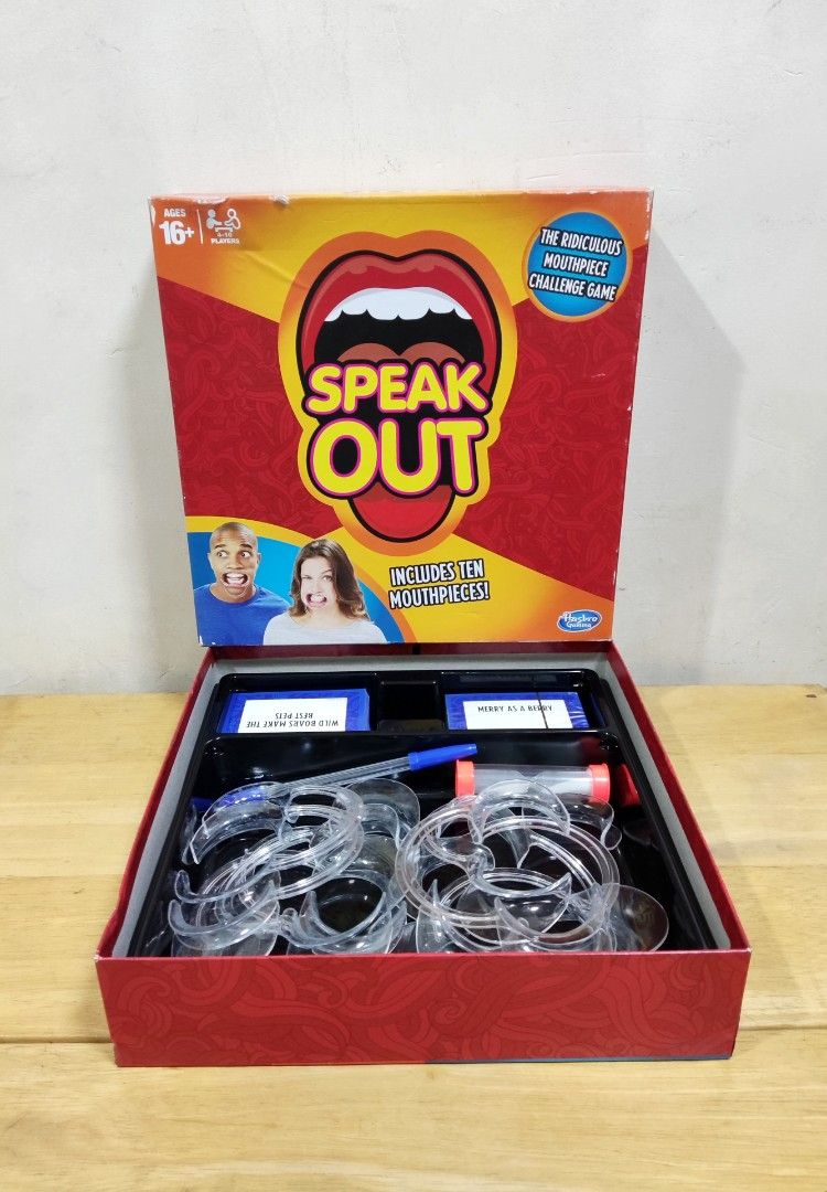 Hasbro Speak Out Game, Hobbies & Toys, Toys & Games on Carousell