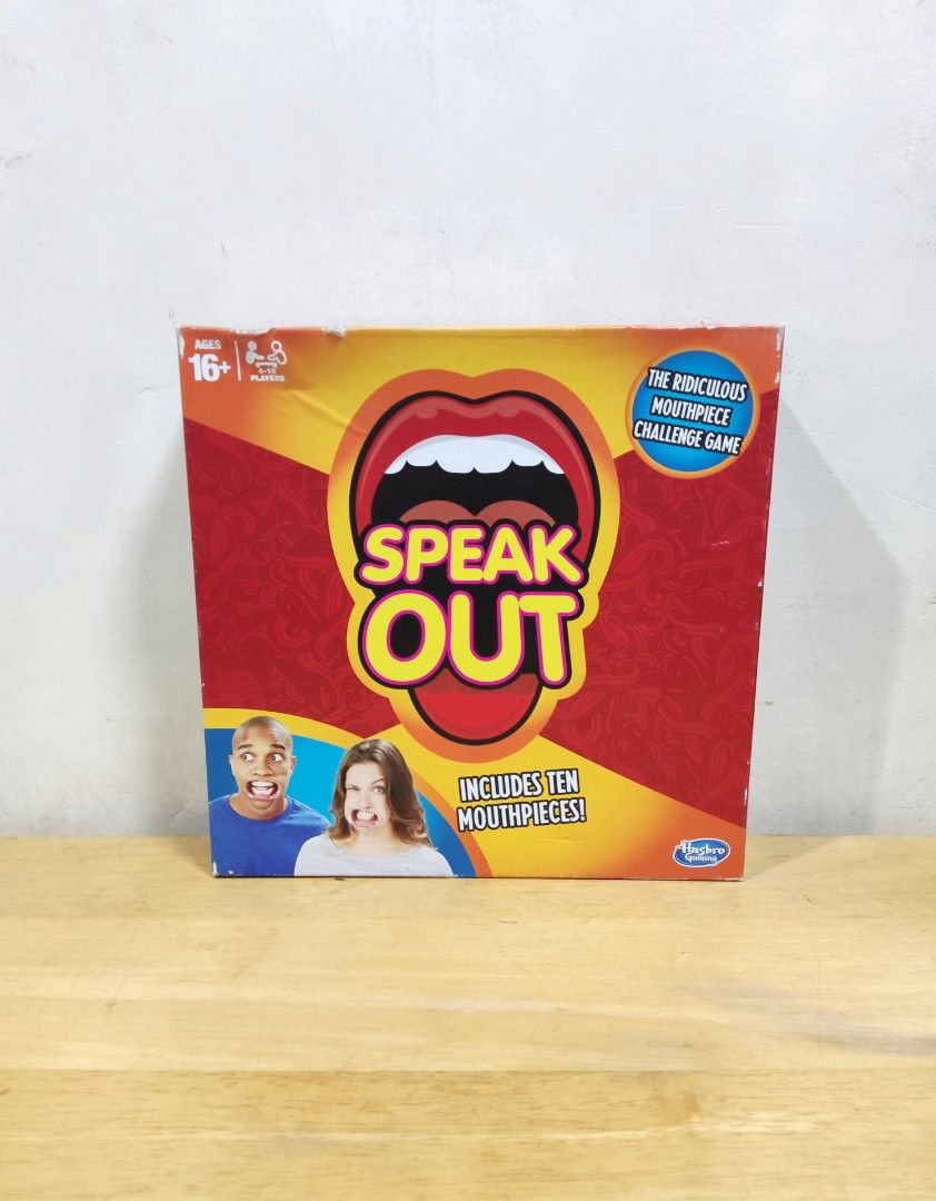 Hasbro Speak Out Game, Hobbies & Toys, Toys & Games on Carousell
