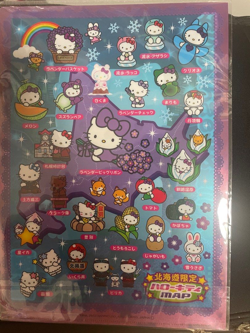 全新Hello Kitty A4 File, 興趣及遊戲, 書本 & 文具, 小朋友書 - Carousell