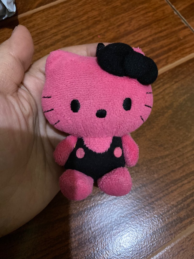 Hello kitty rare pink and black charm on Carousell
