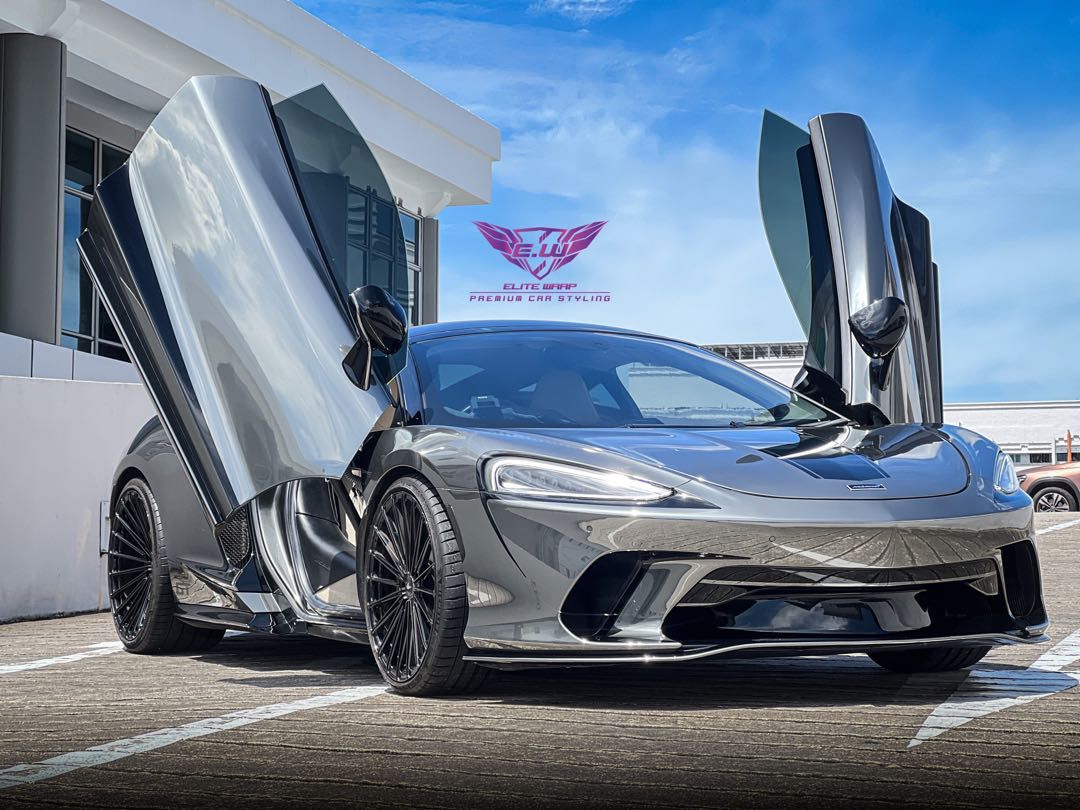 Hexis Black Chrome, Car Accessories, Car Workshops & Services on Carousell