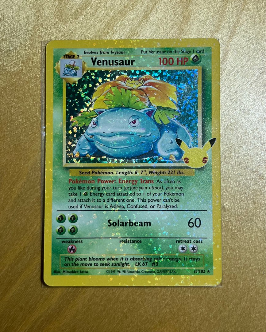[Holo bleed] Venusaur 25th Pokemon Celebration Classic Collection ...
