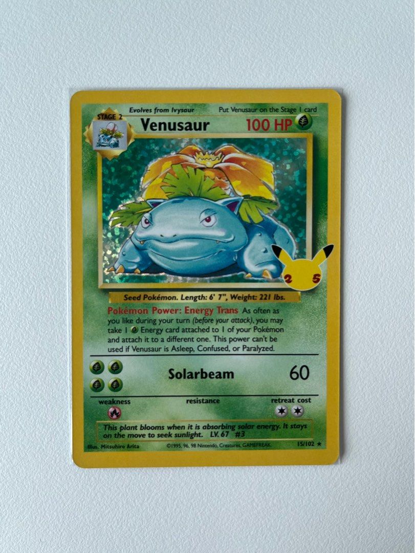 [Holo bleed] Venusaur 25th Pokemon Celebration Classic Collection ...
