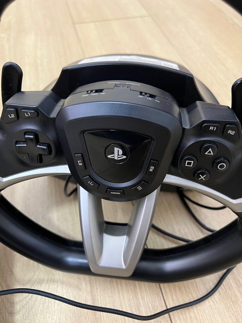 HORI playstation racing wheel apex ps5/ps4/pc, Hobbies & Toys, Toys ...