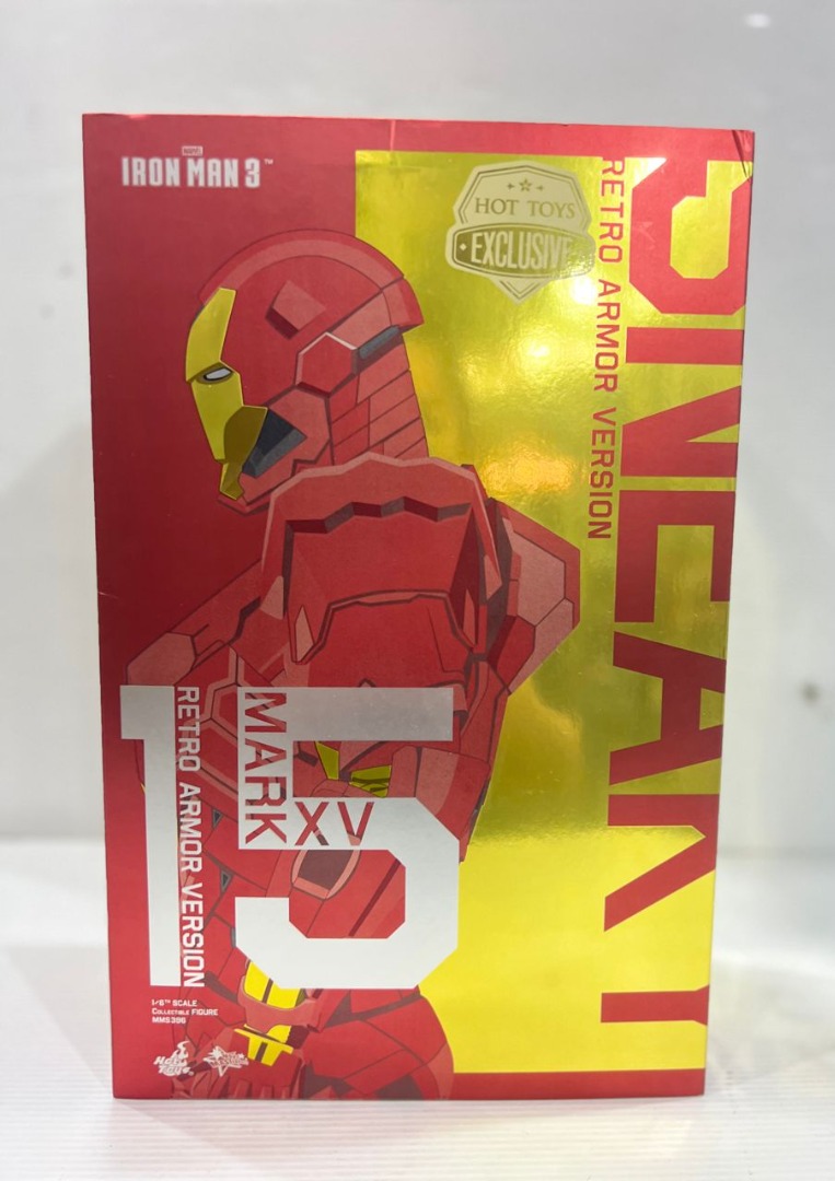 HOT TOYS MMS396 IRON MAN 3 SNEAKY MARK XV (RETRO ARMOR VERSION) 1/6TH ...