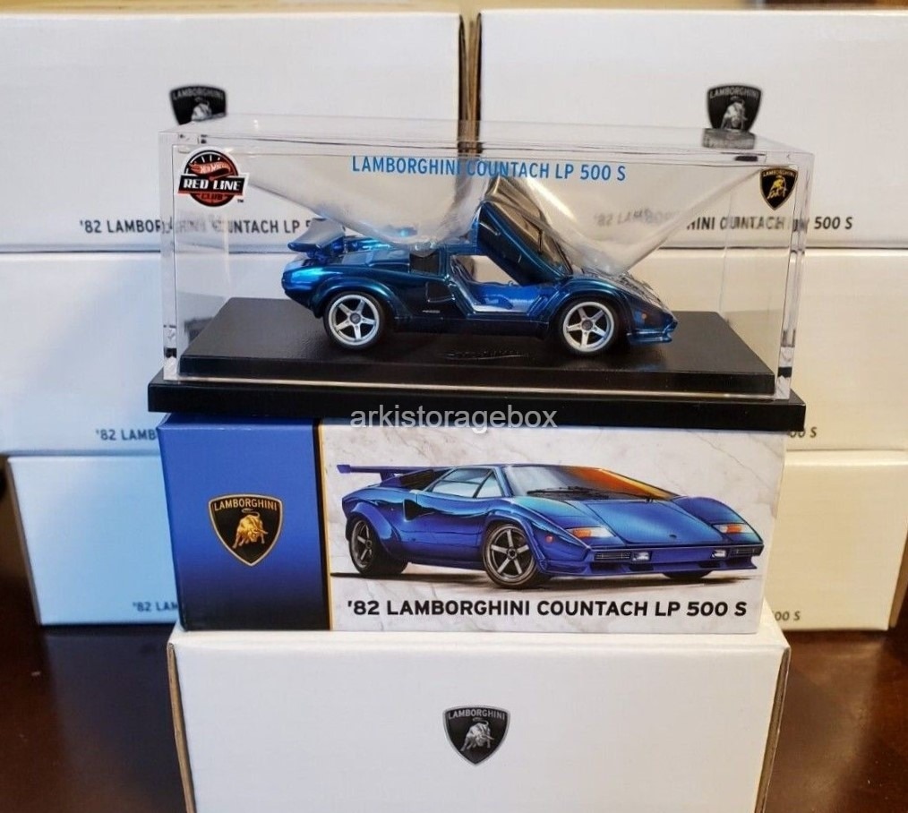 Hot Wheels RLC Selections '82 LAMBORGHINI COUNTACH LP 500 S Red Line ...