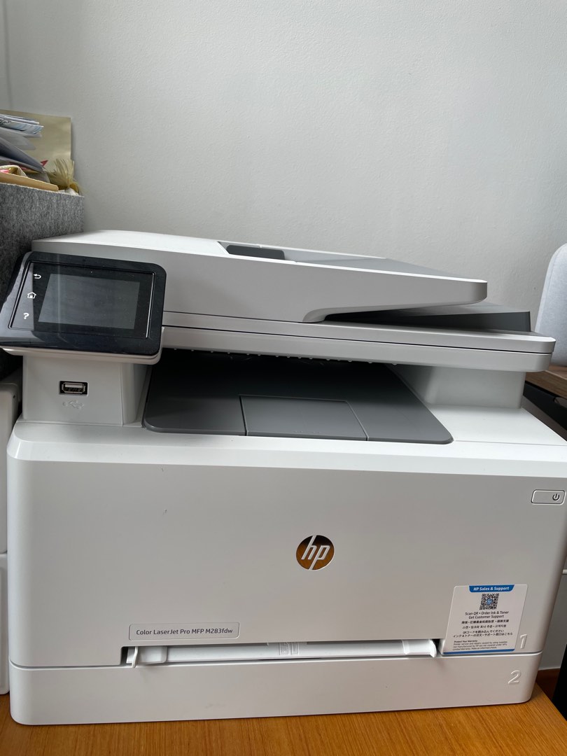 HP color laser jet pro m283fdw, Computers & Tech, Printers, Scanners ...