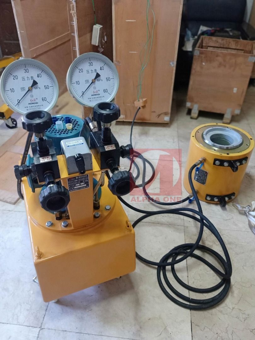 HYDRAULIC PUMP-STRESSING PUMP 500MT, 220V 3PHASE, Furniture & Home ...