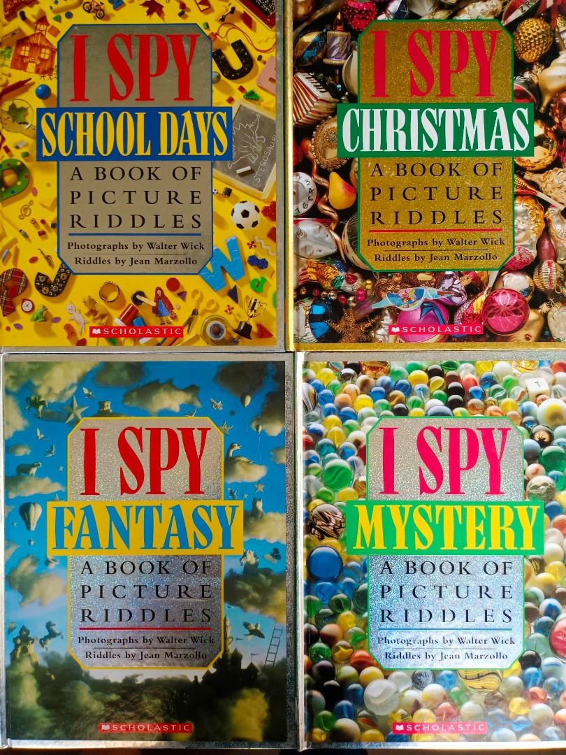 I SPY - A Book of Picture Riddles Set, Hobbies & Toys, Books ...