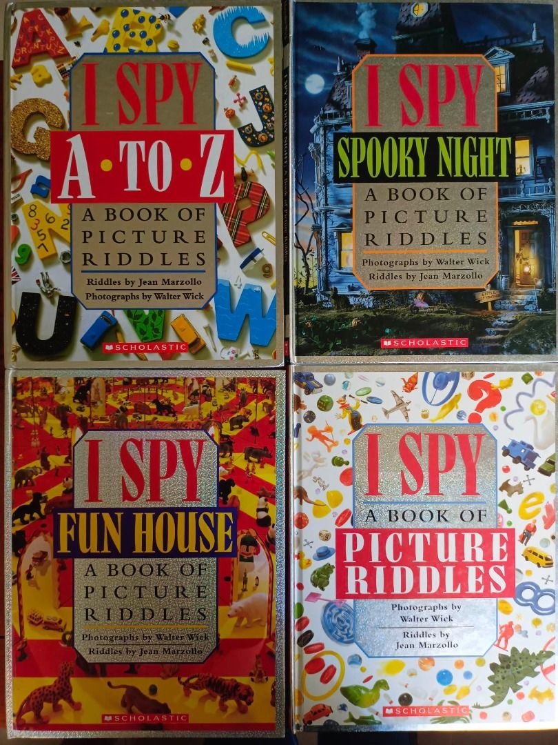 I SPY - A Book of Picture Riddles Set, Hobbies & Toys, Books ...
