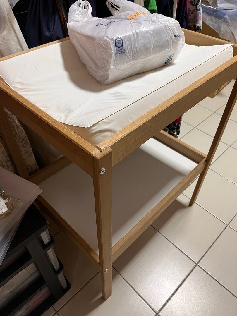 IKEA changing table, Babies & Kids, Bathing & Changing, Changing Mats ...