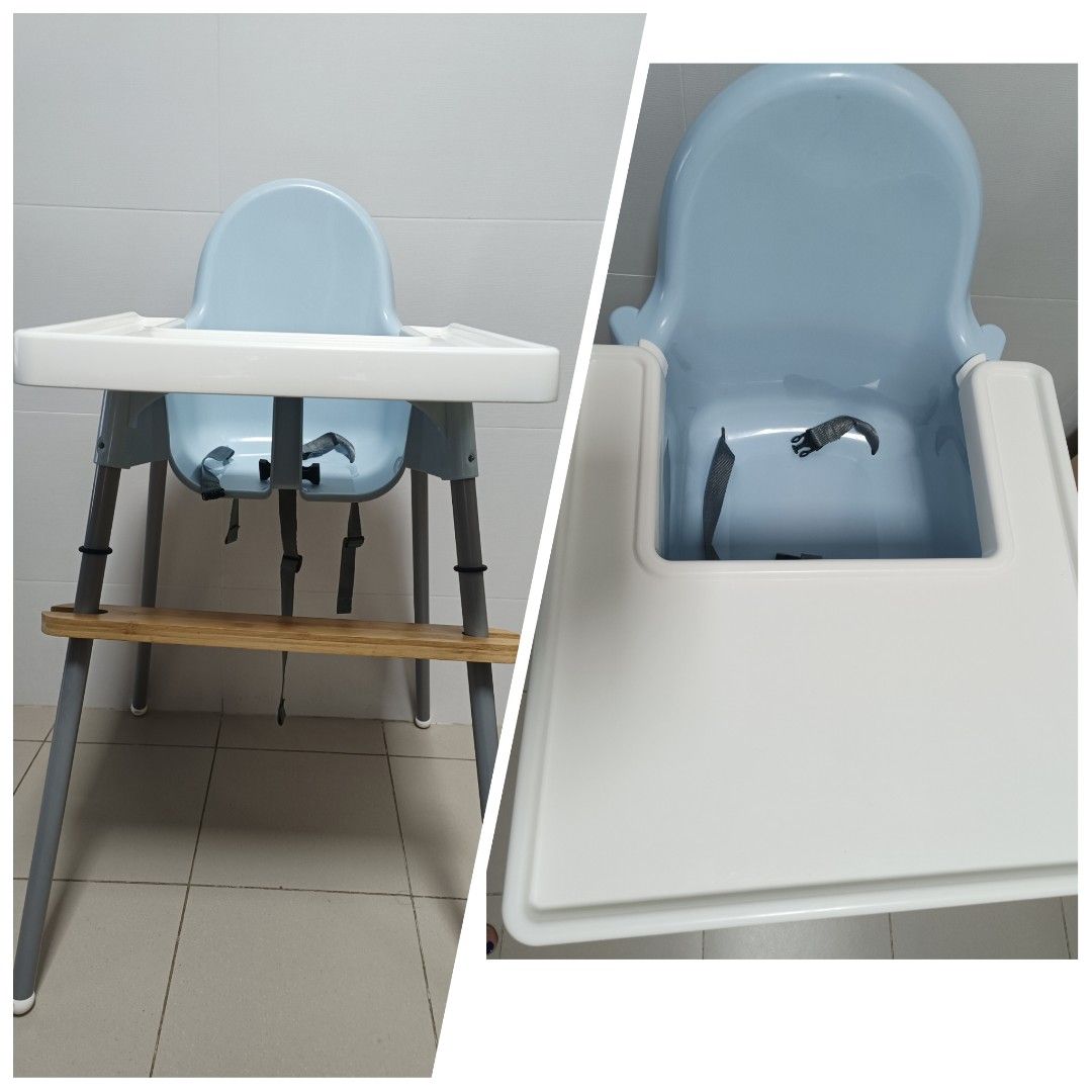 Ikea High Chair with leg rest, Babies & Kids, Nursing & Feeding, Baby ...