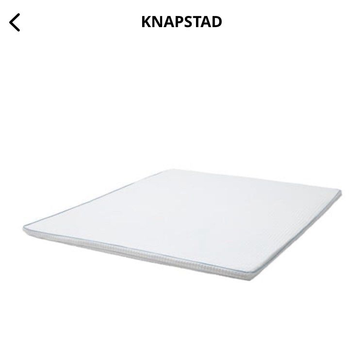 Ikea Knapstad Queen Mattress Topper, Furniture & Home Living, Furniture ...