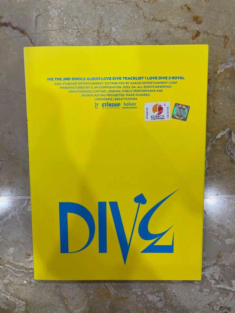 IVE LOVE DIVE (ALBUM AND COVER ONLY), K-Wave di Carousell