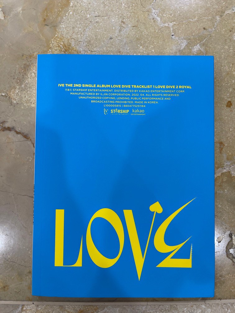 IVE LOVE DIVE (ALBUM AND COVER ONLY), K-Wave di Carousell