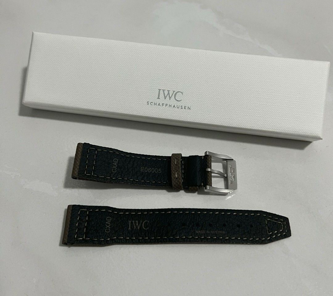 IWC watch Strap with box, Luxury, Watches on Carousell