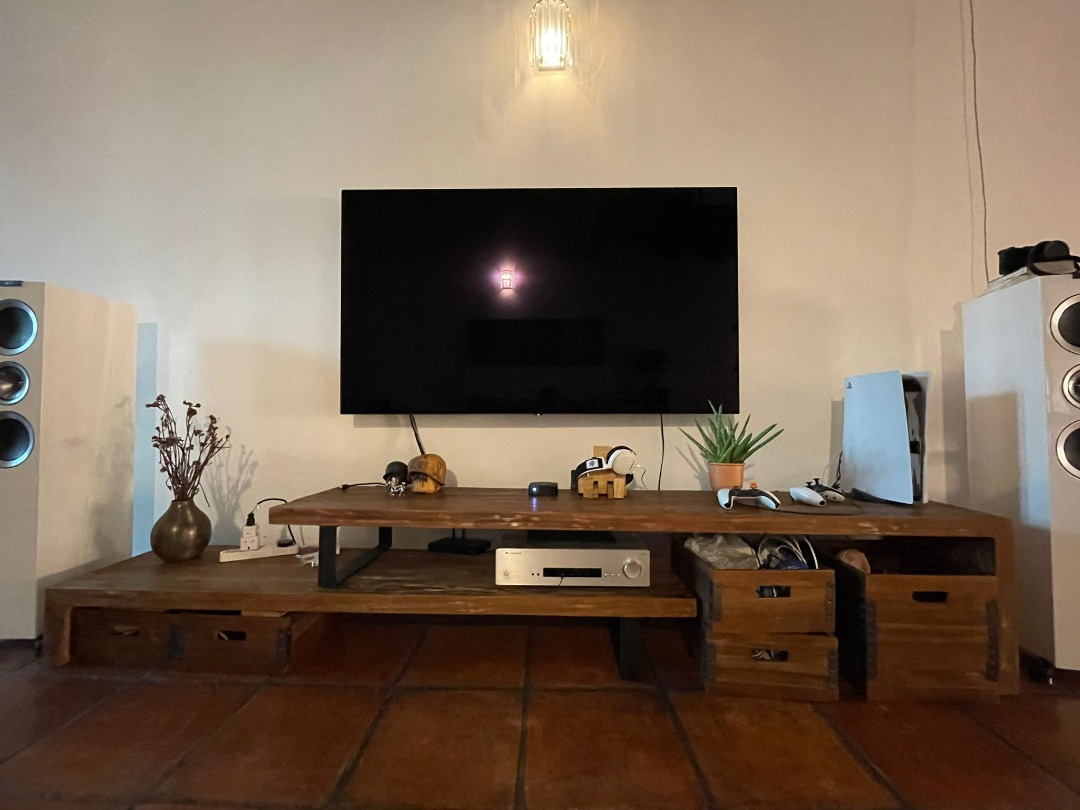 Journey East TV Console + Wooden Crates, Furniture & Home Living ...