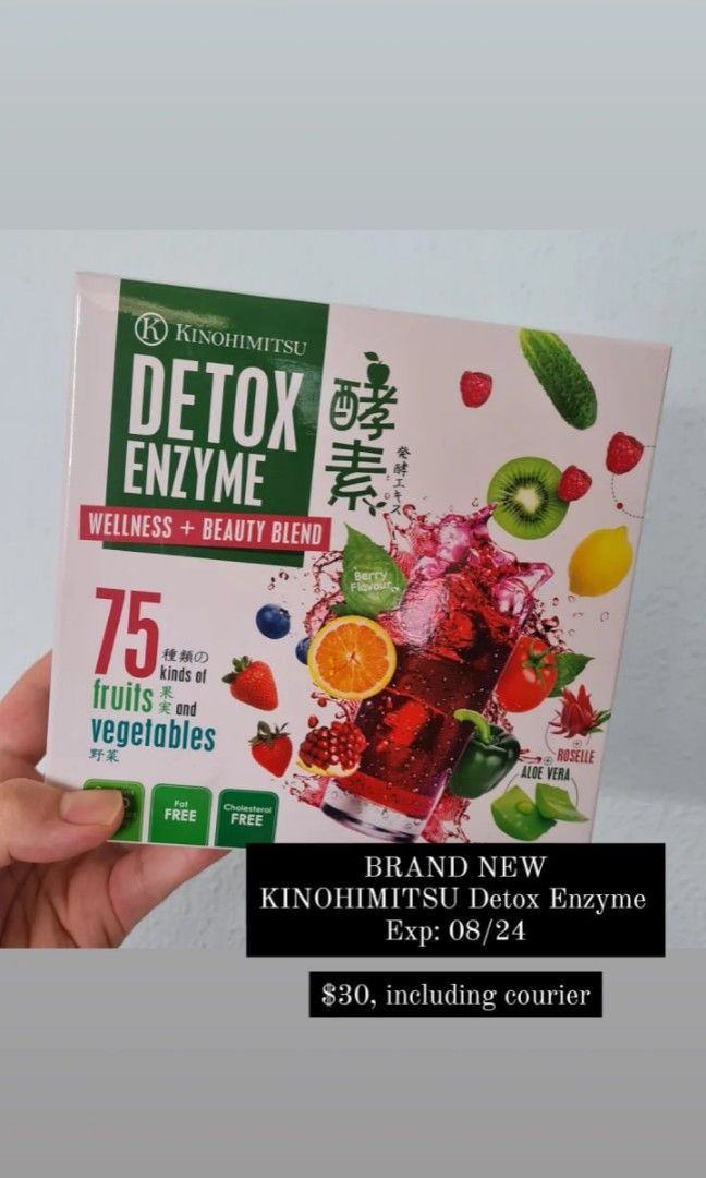 Kinohimitsu Detox Enzyme Brand_New, Health & Nutrition, Health ...
