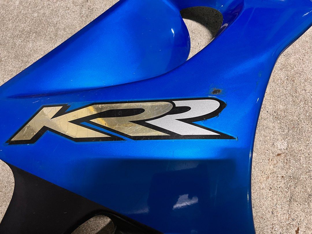 KRR coverset zx biru original, Motorcycles, Motorcycle Accessories on ...