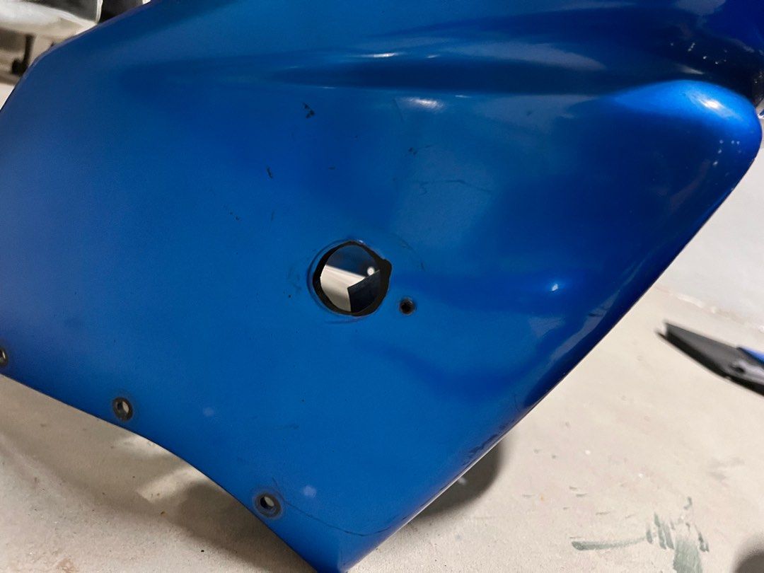 KRR coverset zx biru original, Motorcycles, Motorcycle Accessories on ...