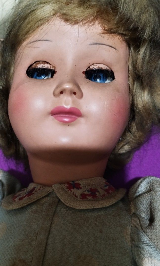 Rare hard to find Vintage 1930's Laila 45 doll flirty eyes 20" inches ...