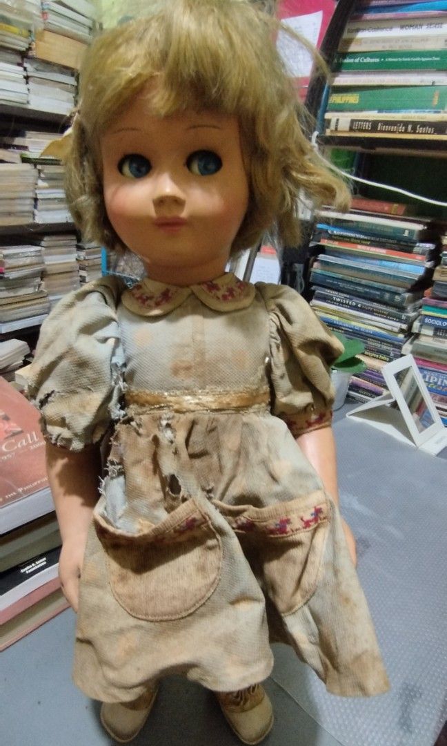 Rare hard to find Vintage 1930's Laila 45 doll flirty eyes 20" inches ...