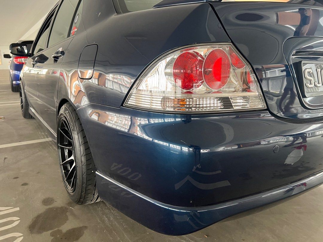 Lancer glx cs3 tailight vinyl tint wrap oracal hypecustoms, Car ...