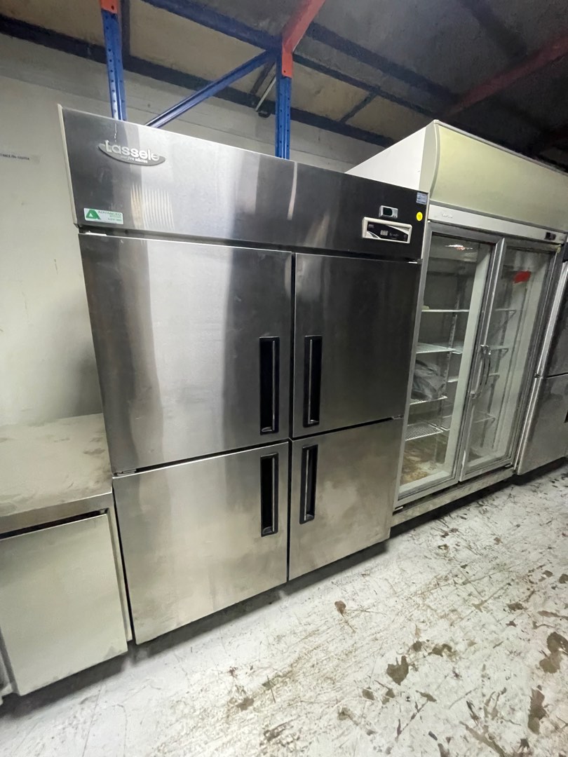Lassele 4 door upright chiller, TV & Home Appliances, Kitchen ...