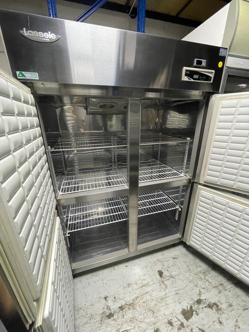 Lassele 4 door upright chiller, TV & Home Appliances, Kitchen ...