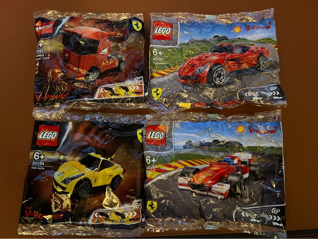 Lego V-POWER shell Ferrari cars, Hobbies & Toys, Toys & Games on Carousell