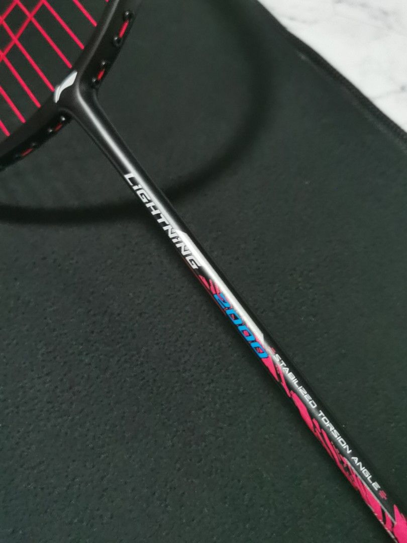 Li Ning Lightning 2000 LiNing Badminton Racket, Sports Equipment ...