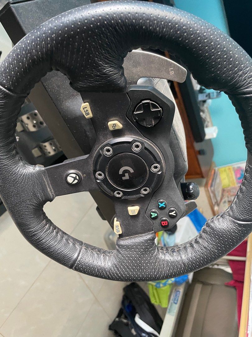 Logitech G920 Full functioning steering wheel, Video Gaming, Gaming ...