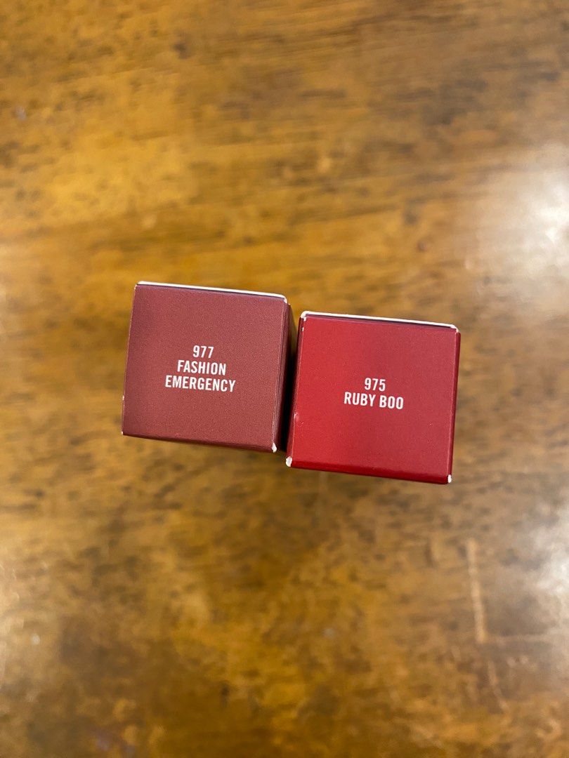 MAC Powder Kiss Liquid Lipcolour - RUBY BOO & FASHION EMERGENCY, Beauty ...