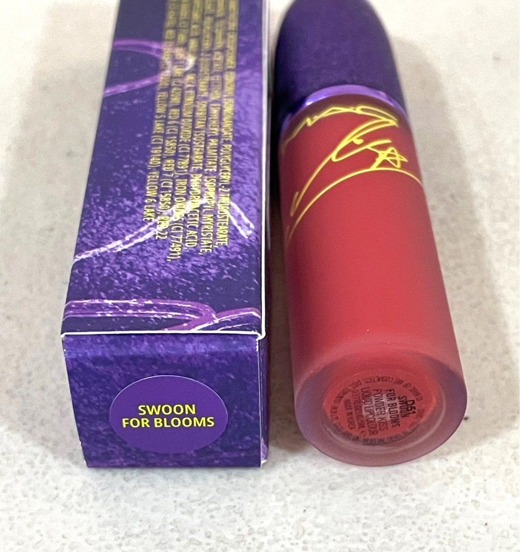 MAC x Blackpink Lisa Powder Kiss Liquid Lipcolour (Swoon for Blooms ...