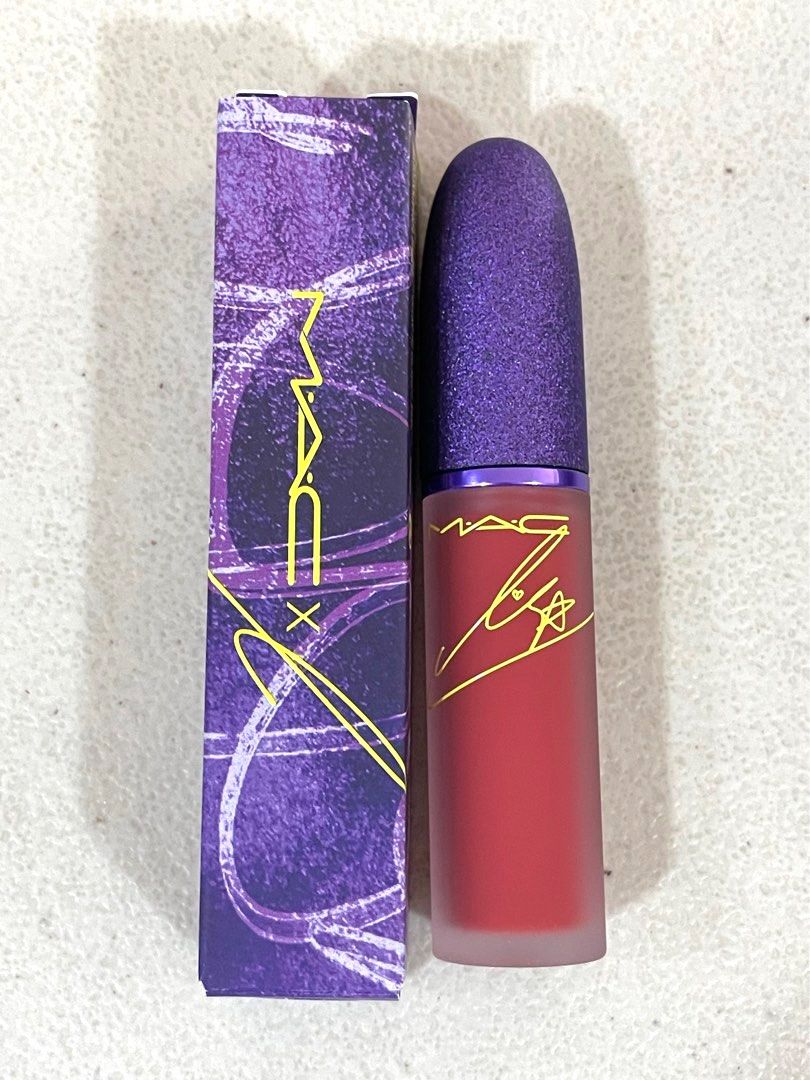 MAC x Blackpink Lisa Powder Kiss Liquid Lipcolour (Swoon for Blooms), Beauty & Personal Care ...