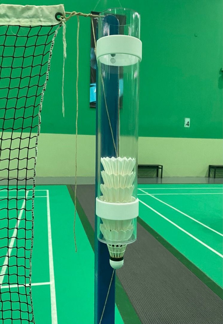 Magnetic Shuttlecock Feeder Tube | Shuttlecocks Transparent Holder with ...