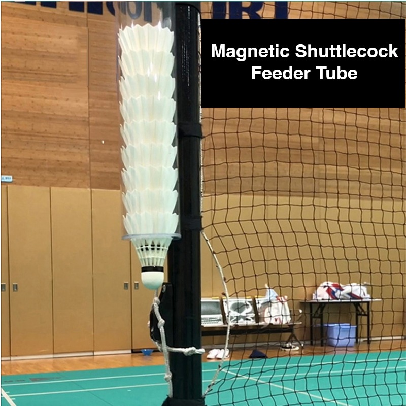 Magnetic Shuttlecock Feeder Tube | Shuttlecocks Transparent Holder with ...