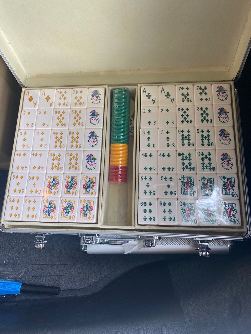 Mahjong Lami with nice box, Hobbies & Toys, Toys & Games on Carousell