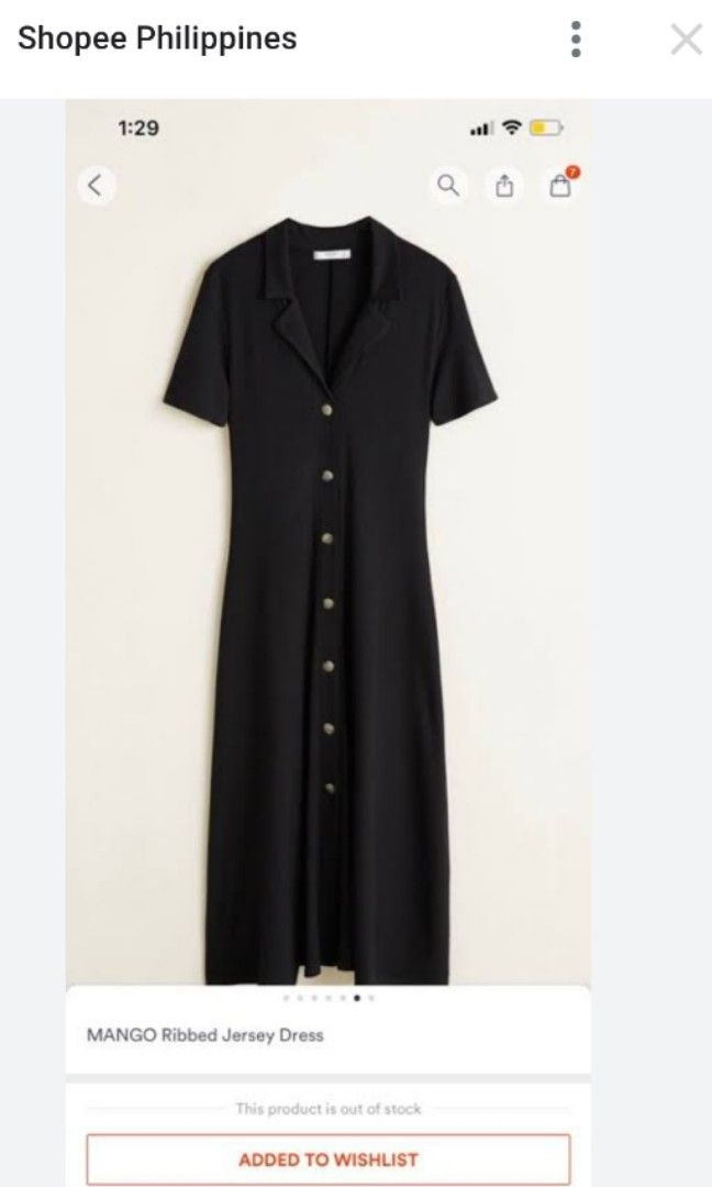 Mango Button down dress (SUPER GANDA!!!) on Carousell