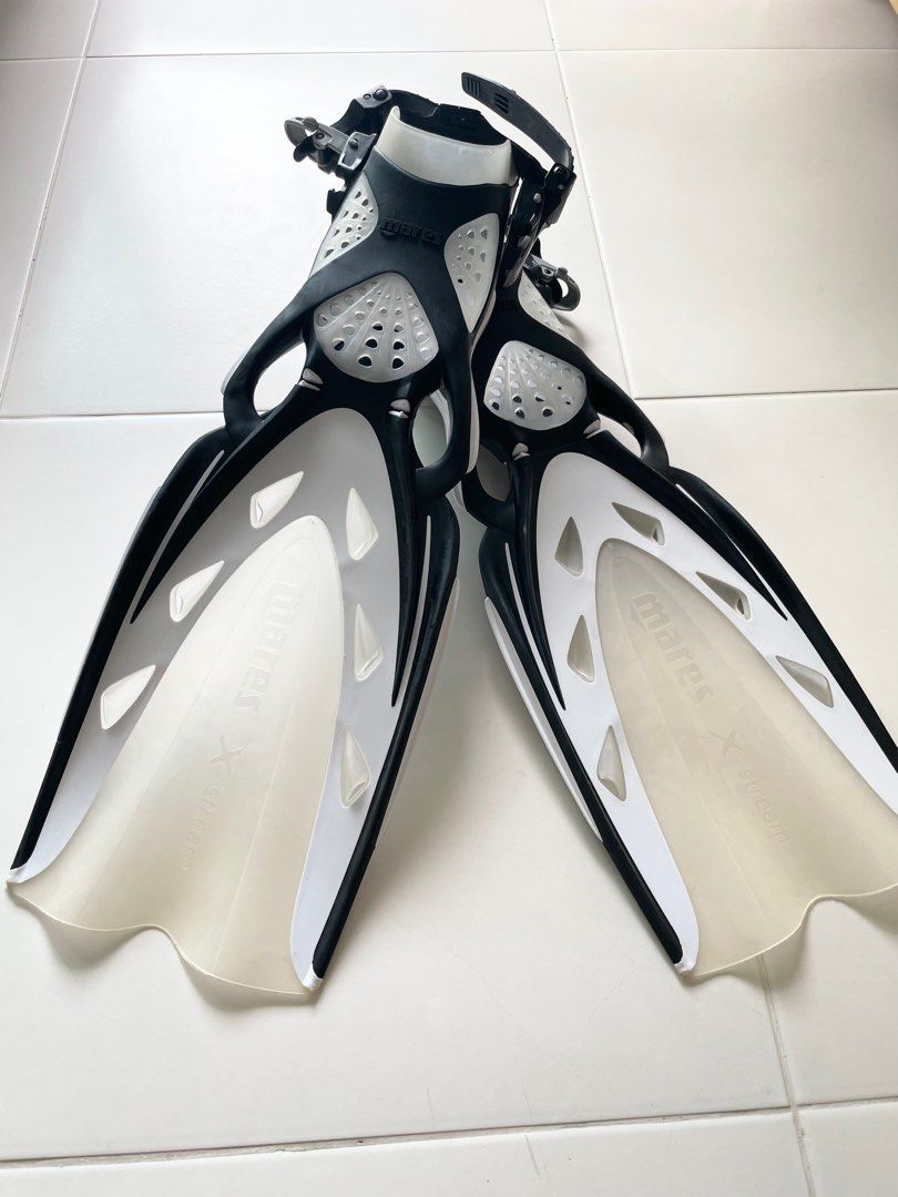 Mares X-Stream Diving Fins (White), Sports Equipment, Other Sports ...