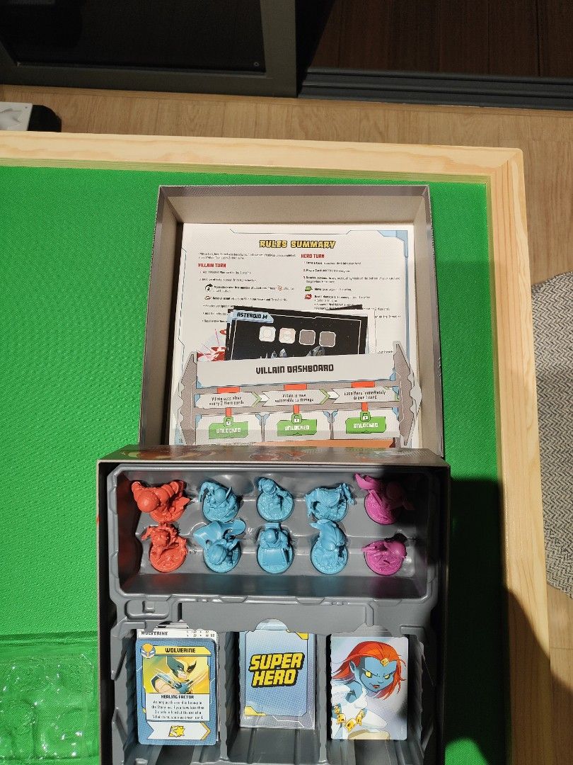 Marvel United X-Men core box, SG box, blue & gold team, Hobbies & Toys ...