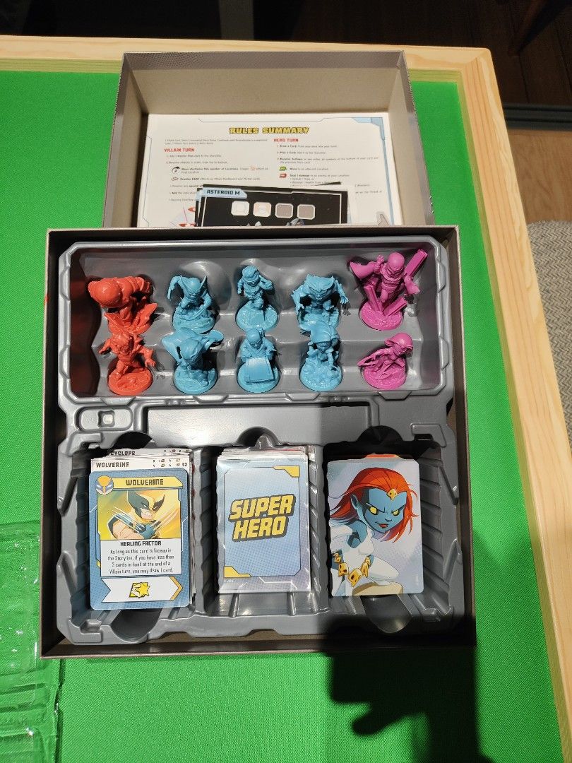 Marvel United X-Men core box, SG box, blue & gold team, Hobbies & Toys ...