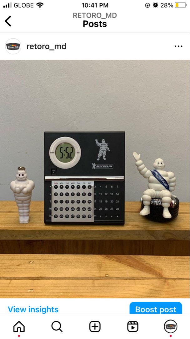 Michelin Perpetual Calendar, Hobbies & Toys, Memorabilia & Collectibles ...
