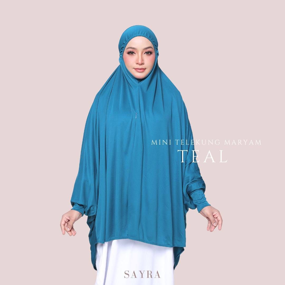 Mini telekung maryam, Women's Fashion, Muslimah Fashion, Prayer Sets on ...