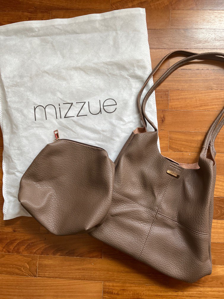 Mizzue Soft Brown Leather Bag, Women's Fashion, Bags & Wallets, Shoulder Bags on Carousell