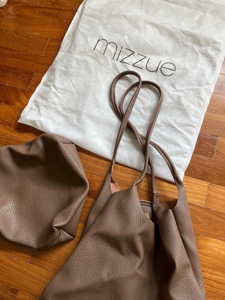 Mizzue Soft Brown Leather Bag, Women's Fashion, Bags & Wallets ...