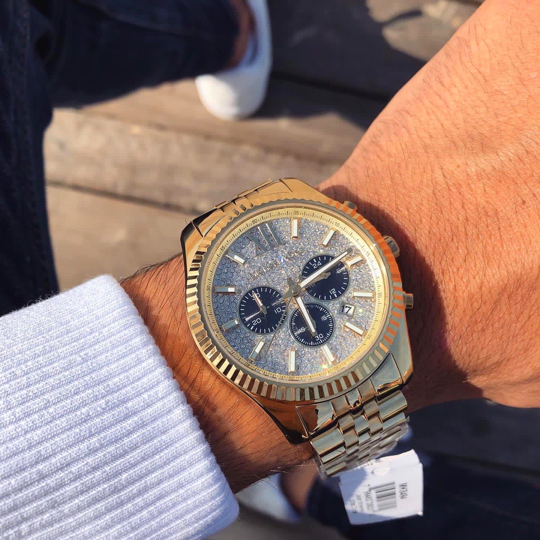 MK LEXINGTON FULL GLITZ DIAL AUTHENTIC WATCH on Carousell