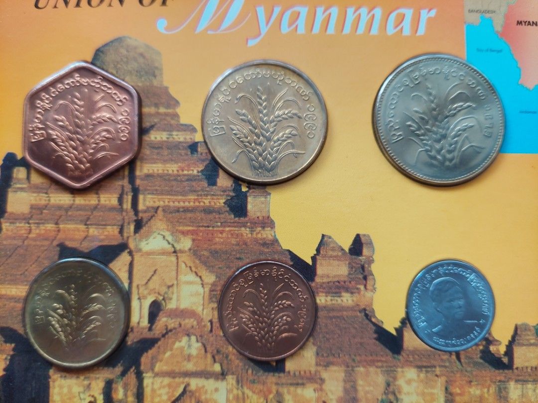 Myanmar Coins Set, Hobbies & Toys, Memorabilia & Collectibles, Currency ...