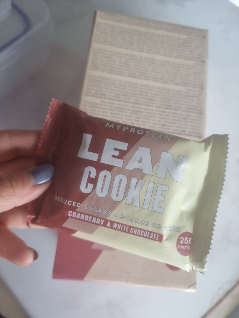 MYPROTEIN Lean Cookie, Food & Drinks, Packaged & Instant Food on Carousell