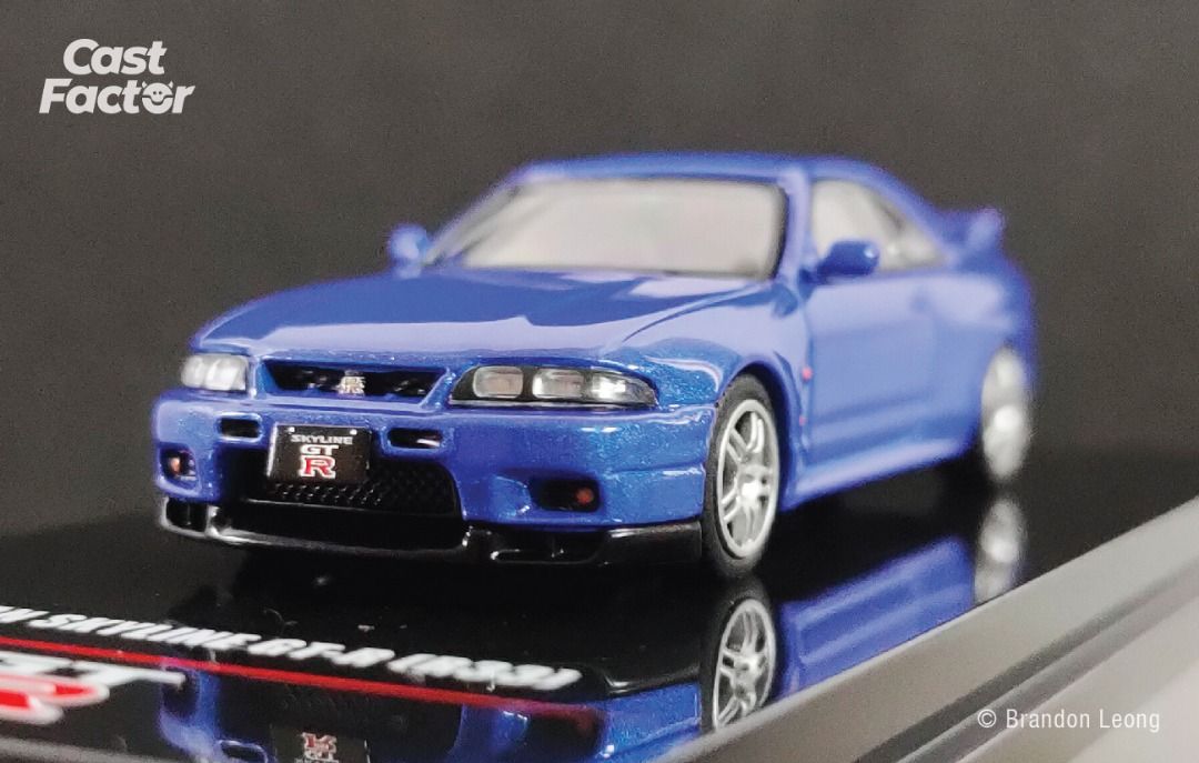 INNO 64 - Nissan Skyline GT-R R33 Bayside Blue, Hobbies & Toys, Toys ...